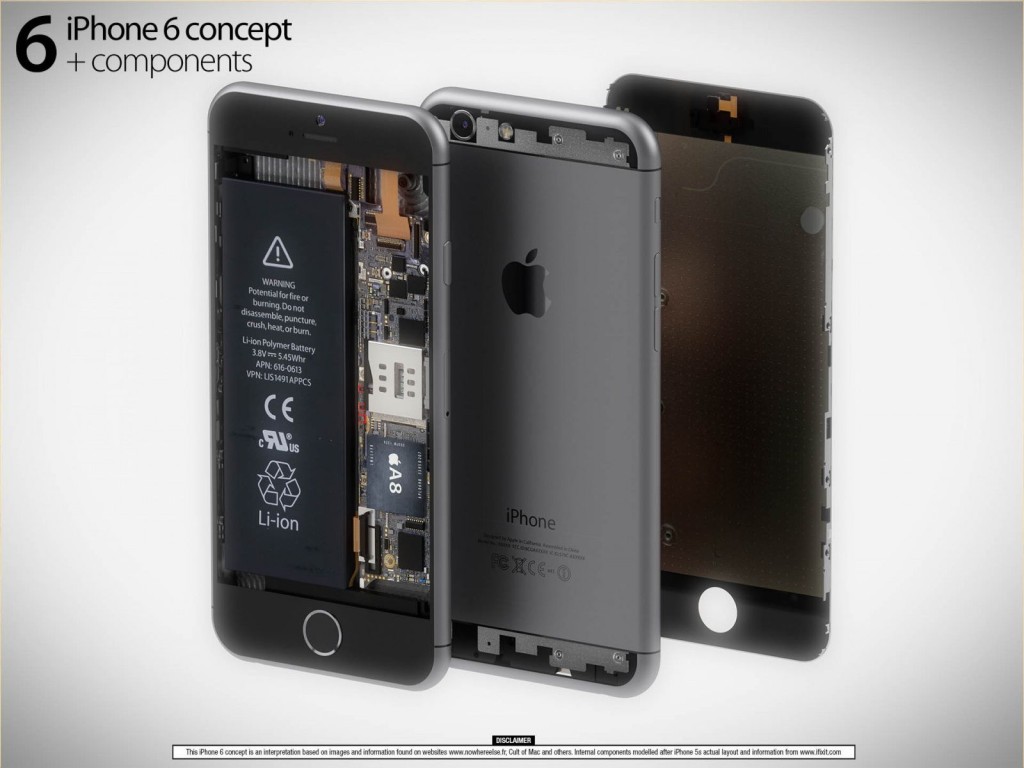 Beautiful iPhone 6 concept based on leaked parts, mockups and rumors ...