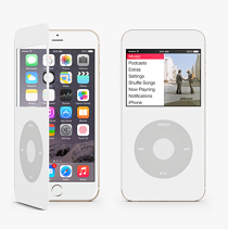 Smart Flip Cover turns iPhone 6 into an iPod Classic [Concept] - iPhoneHeat